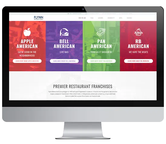 Flynn Restaurant Group Website Design | Company 119