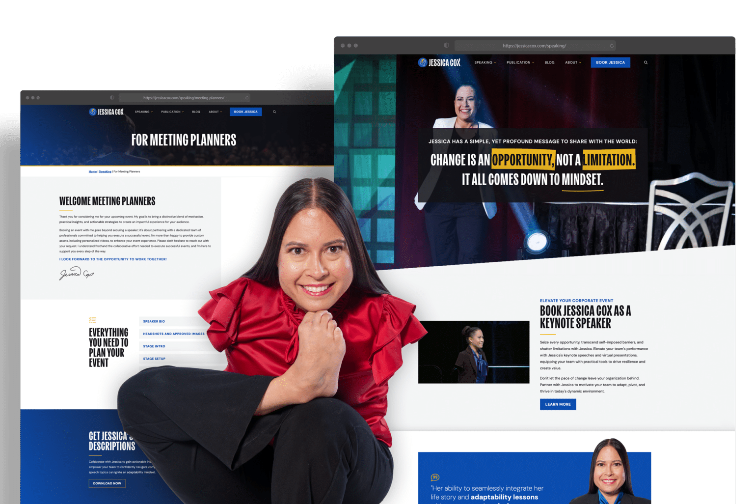 Jessica Cox Website Design | Company 119